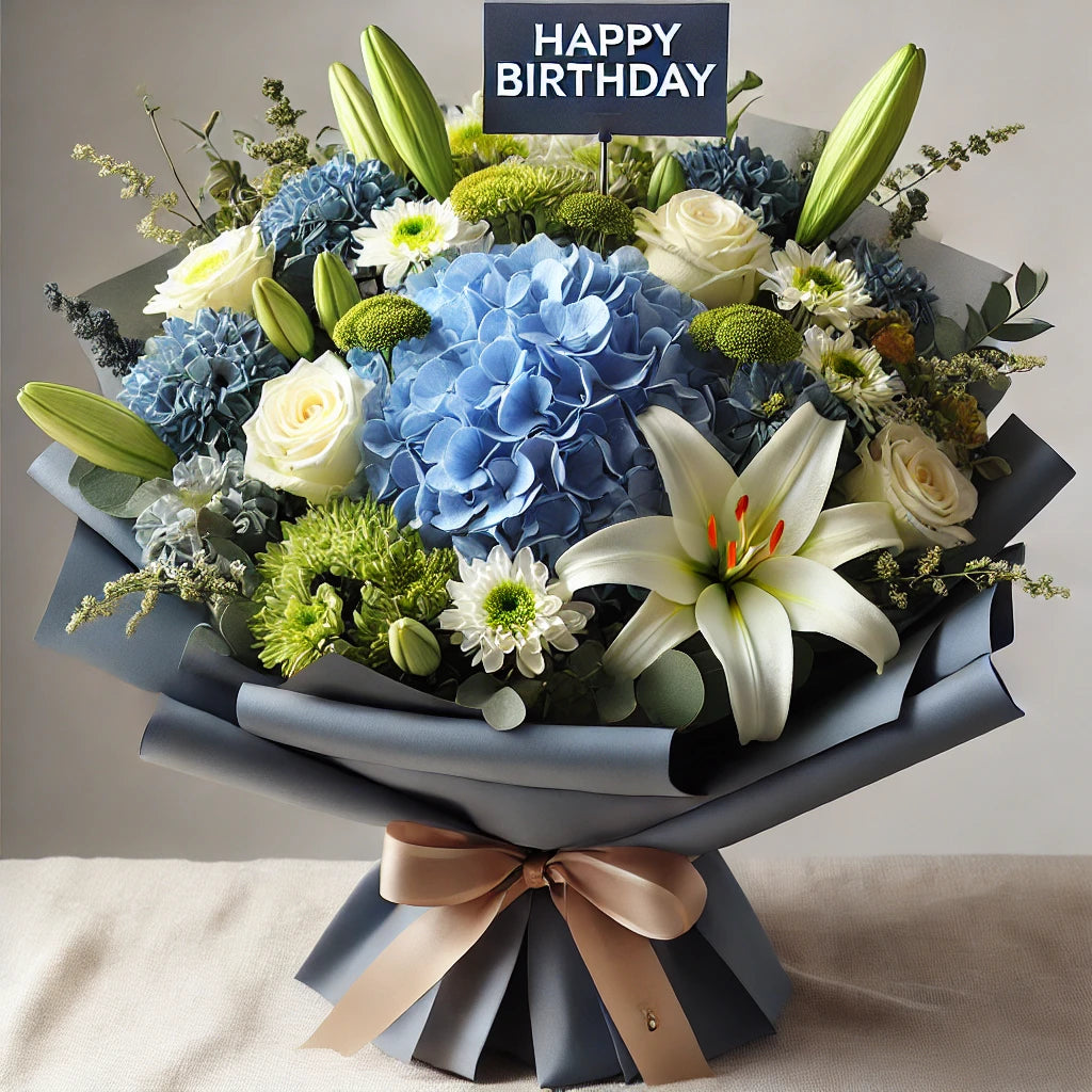 Bold Birthday Celebration Bouquet – City Flowers & Gift Baskets